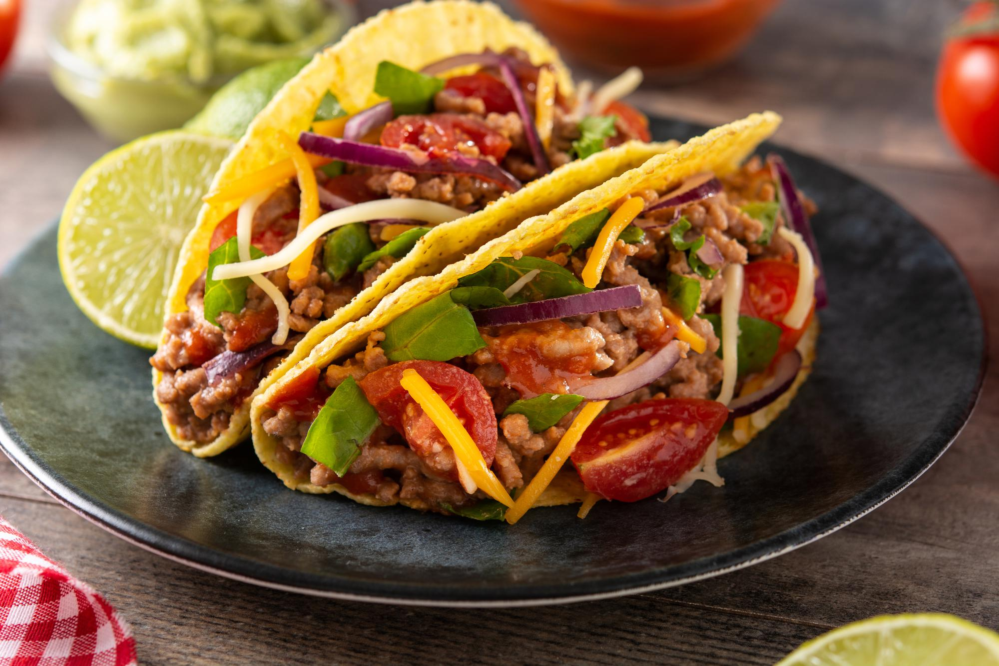 Mexican Ground Beef Tacos - All Time Cooking